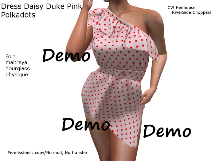 Second Life Marketplace - [CW] -Dress Daisy Duke Demo-BOX